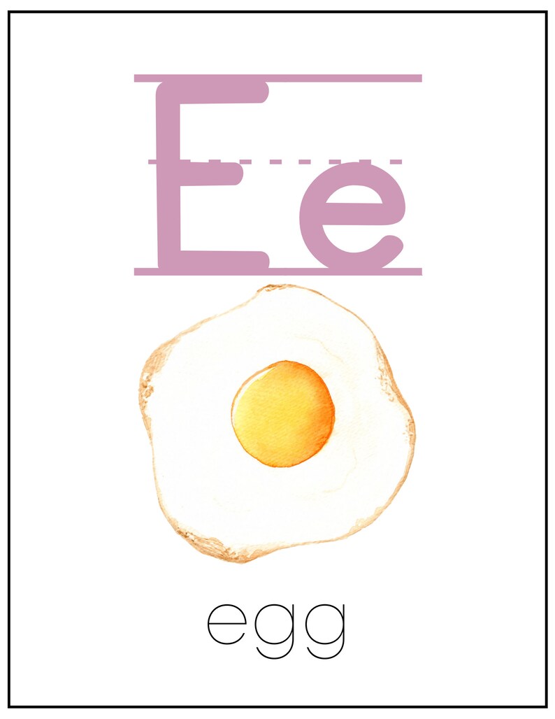 No Shiplap Alphabet Wall Cards - Etsy