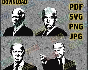 Joe Biden - Vector - EPS - PDF - SVG - Png - Jpg - Printable Silhouette ...