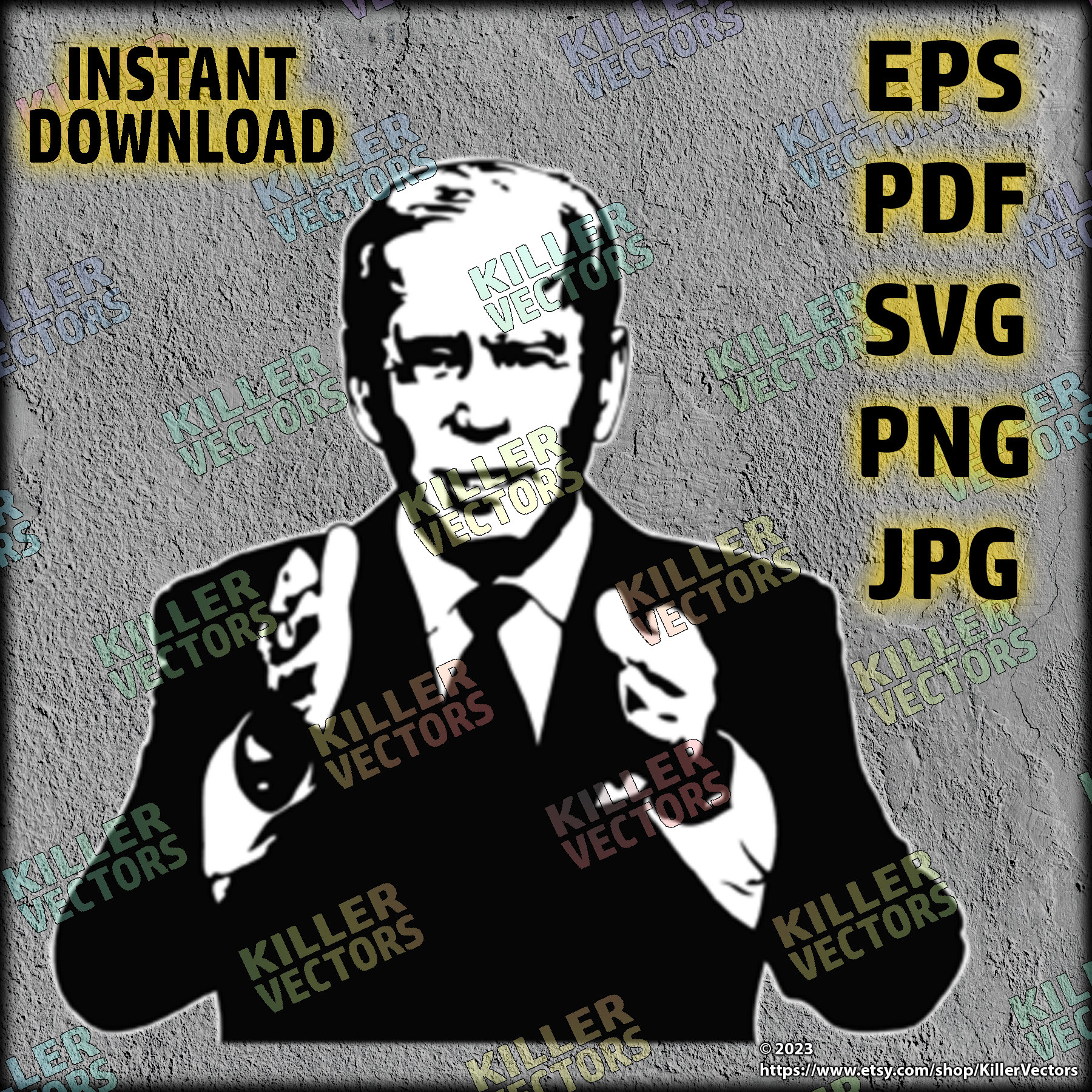 Joe Biden - Vector - EPS - PDF - SVG - Png - Jpg - Printable Silhouette ...