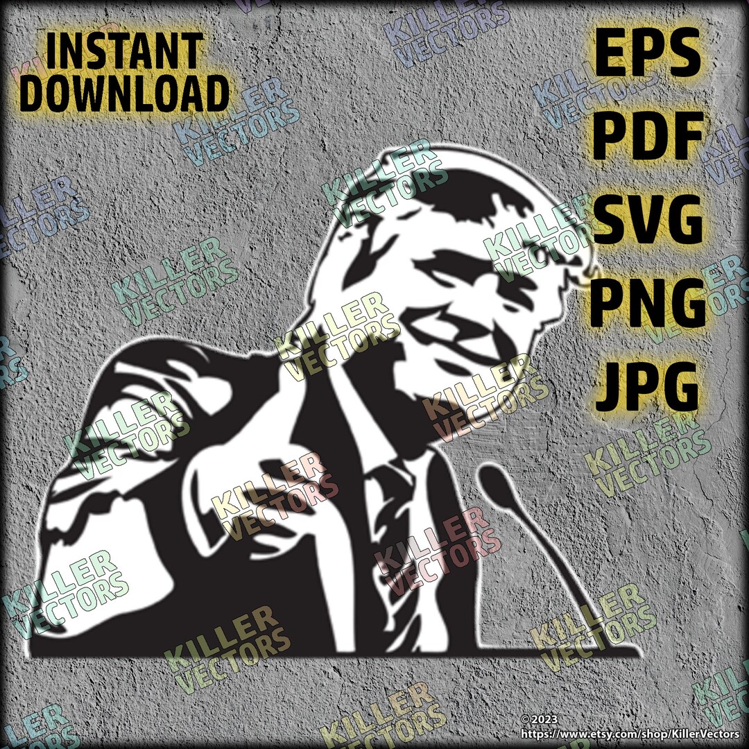 Donald Trump - Vector - EPS - PDF - SVG - Png - Jpg - Printable ...