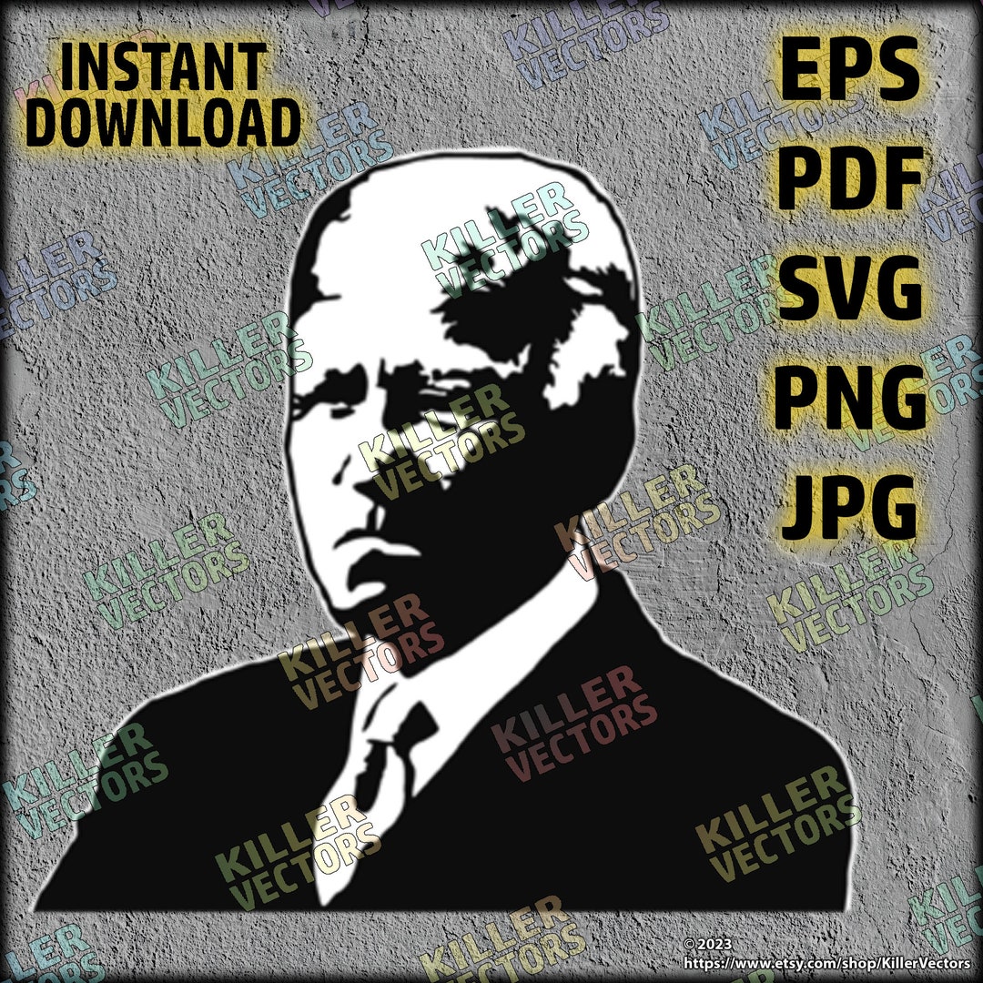 Joe Biden - Vector - EPS - PDF - SVG - Png - Jpg - Printable Silhouette ...