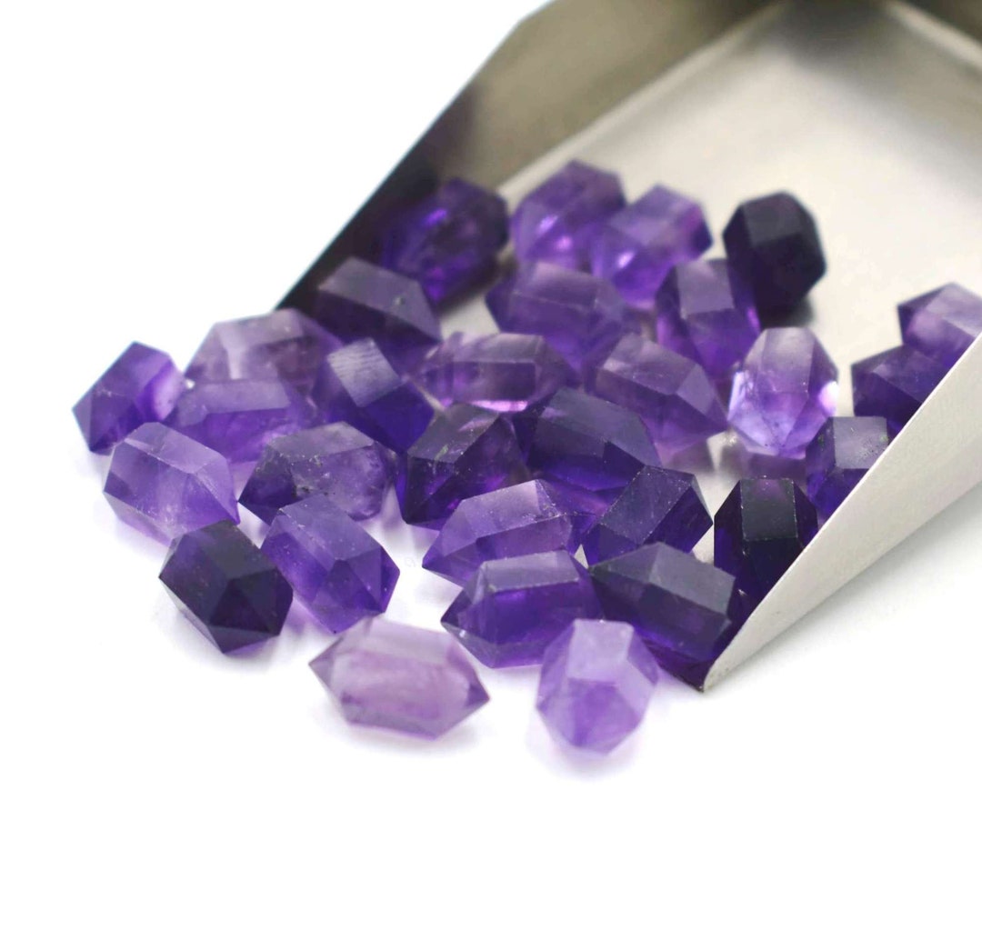 Amethyst Double Terminated Carved Point, Small Amethyst Point for ...