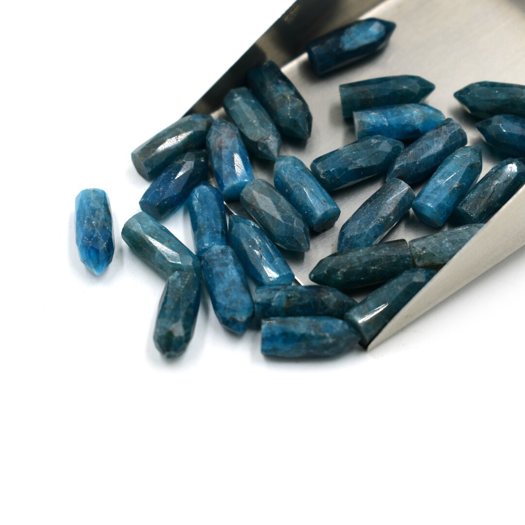 Gemstone Small Point Pencil for Making Healing Jewellery, Natural Neon ...