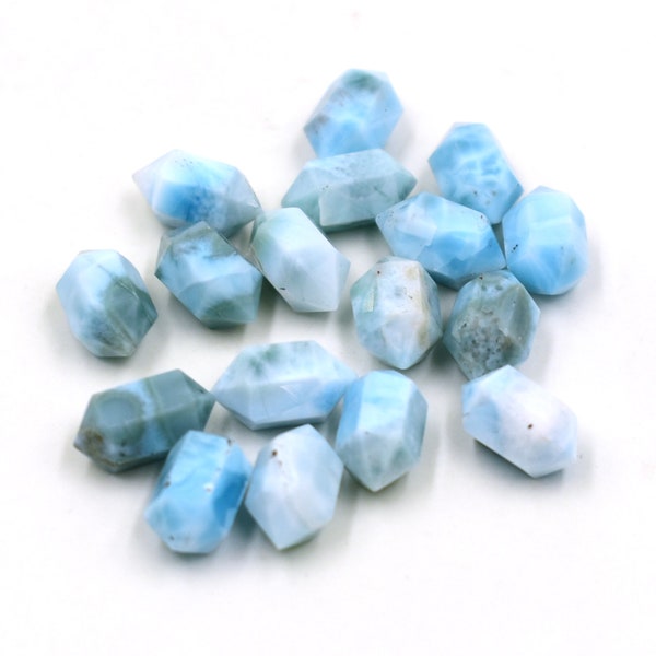 Faceted Larimar - Etsy