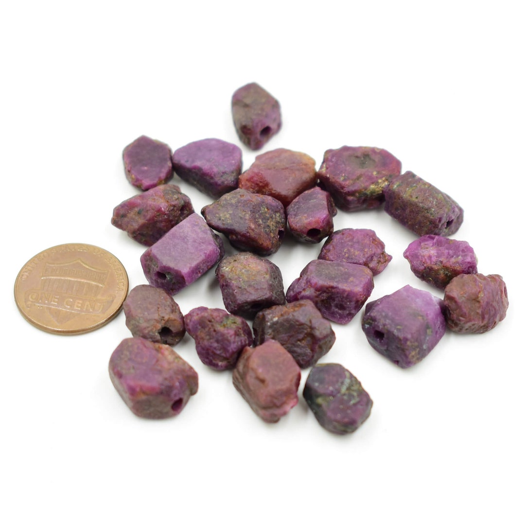 Genuine Ruby Raw Rough Stone, 10 to 15 Mm Small Ruby Raw Chunks, 2 Mm ...