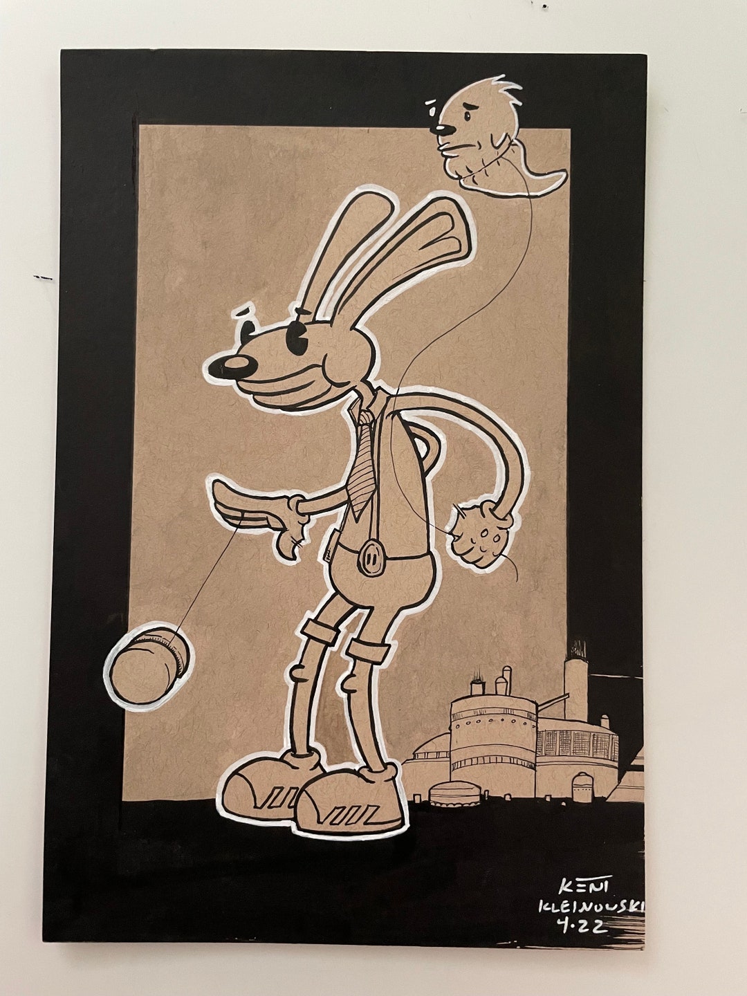 Old Skool Cartoon 6x9 Original Drawing - Etsy