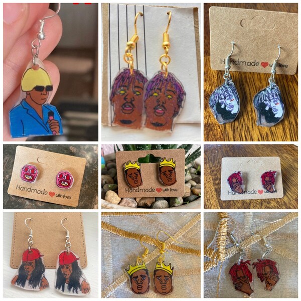 Xxxtentacion Earrings Etsy Uk