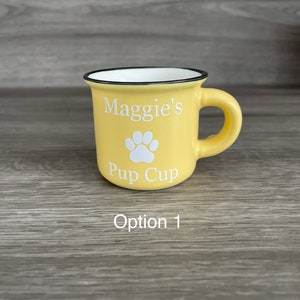 Personalized Reusable Pup Cup, Custom Puppuccino Dog Cups, Dog Birthday ...