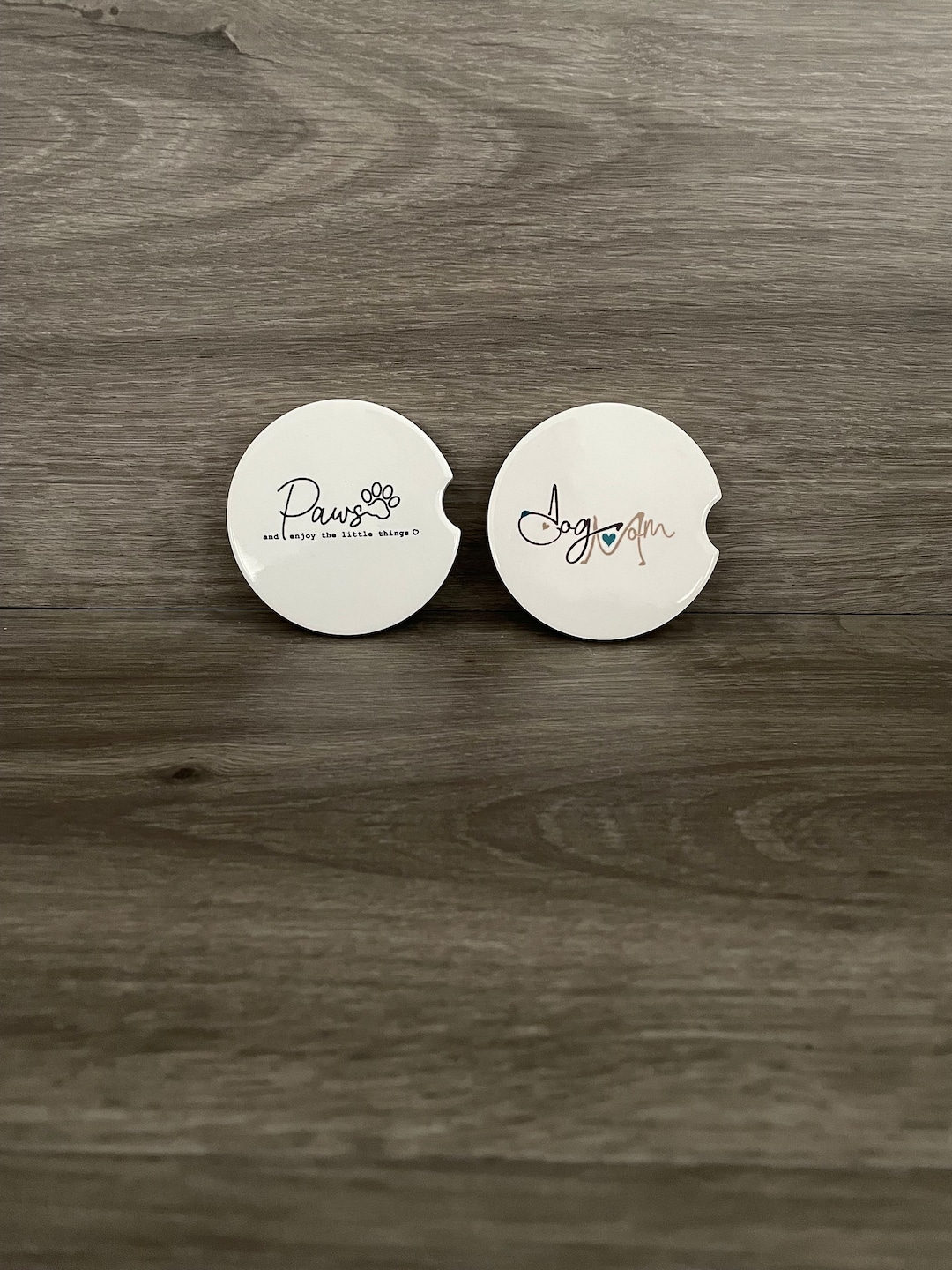 Ceramic Dog Car Coasters, Dog Mom Car Coasters, Cat Car Coasters, Cat ...