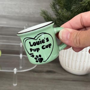 Personalized Reusable Pup Cup, Custom Puppuccino, Dog Birthday, New ...