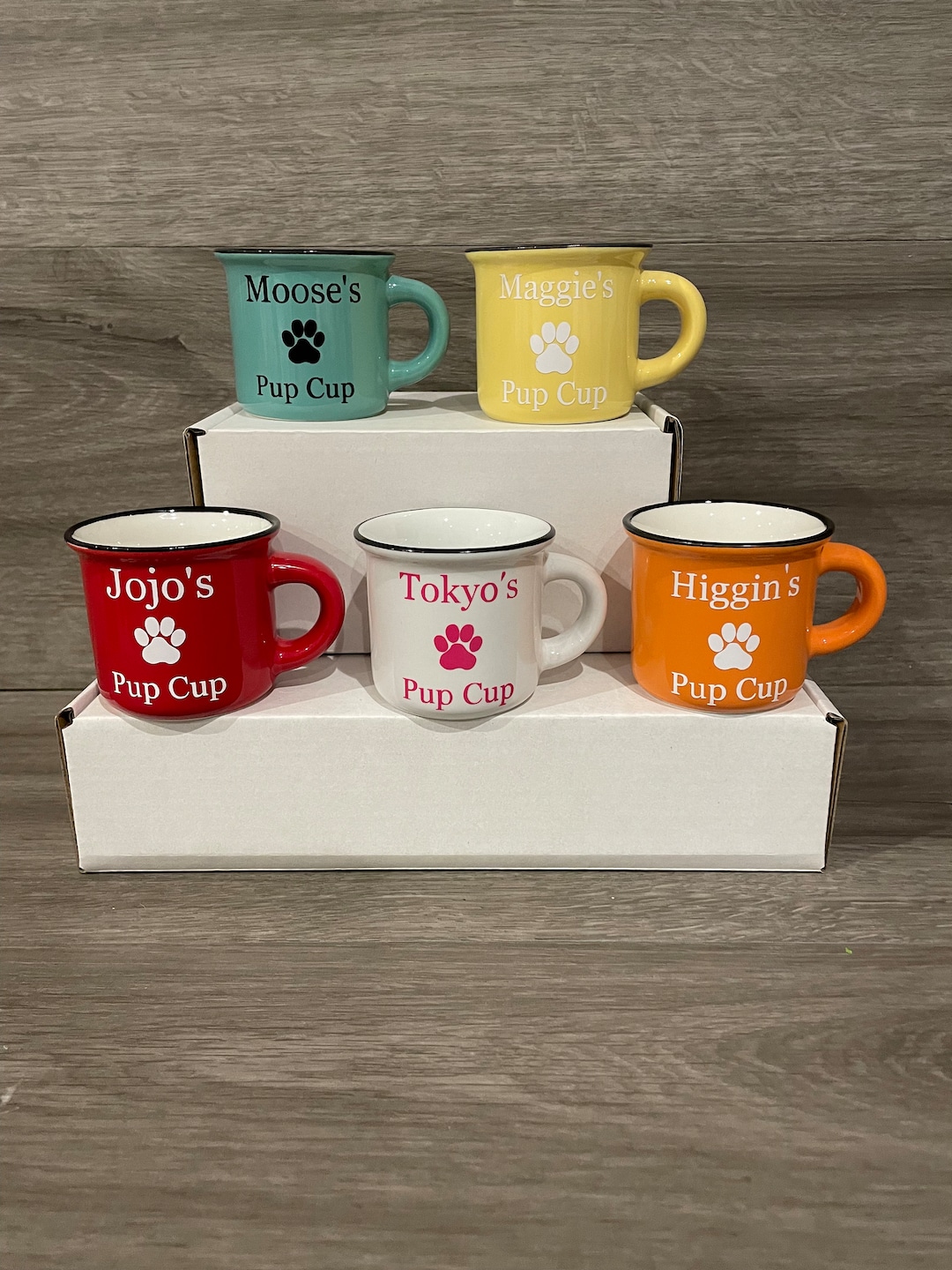 Personalized Reusable Pup Cup, Custom Puppuccino Dog Cups, Dog Birthday Gift, Pup Cup, Easter ...