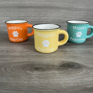 Personalized Reusable Pup Cup, Custom Puppuccino Dog Cups, Dog Birthday ...