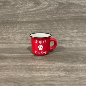 Personalized Reusable Pup Cup, Custom Puppuccino Dog Cups, Dog Birthday ...