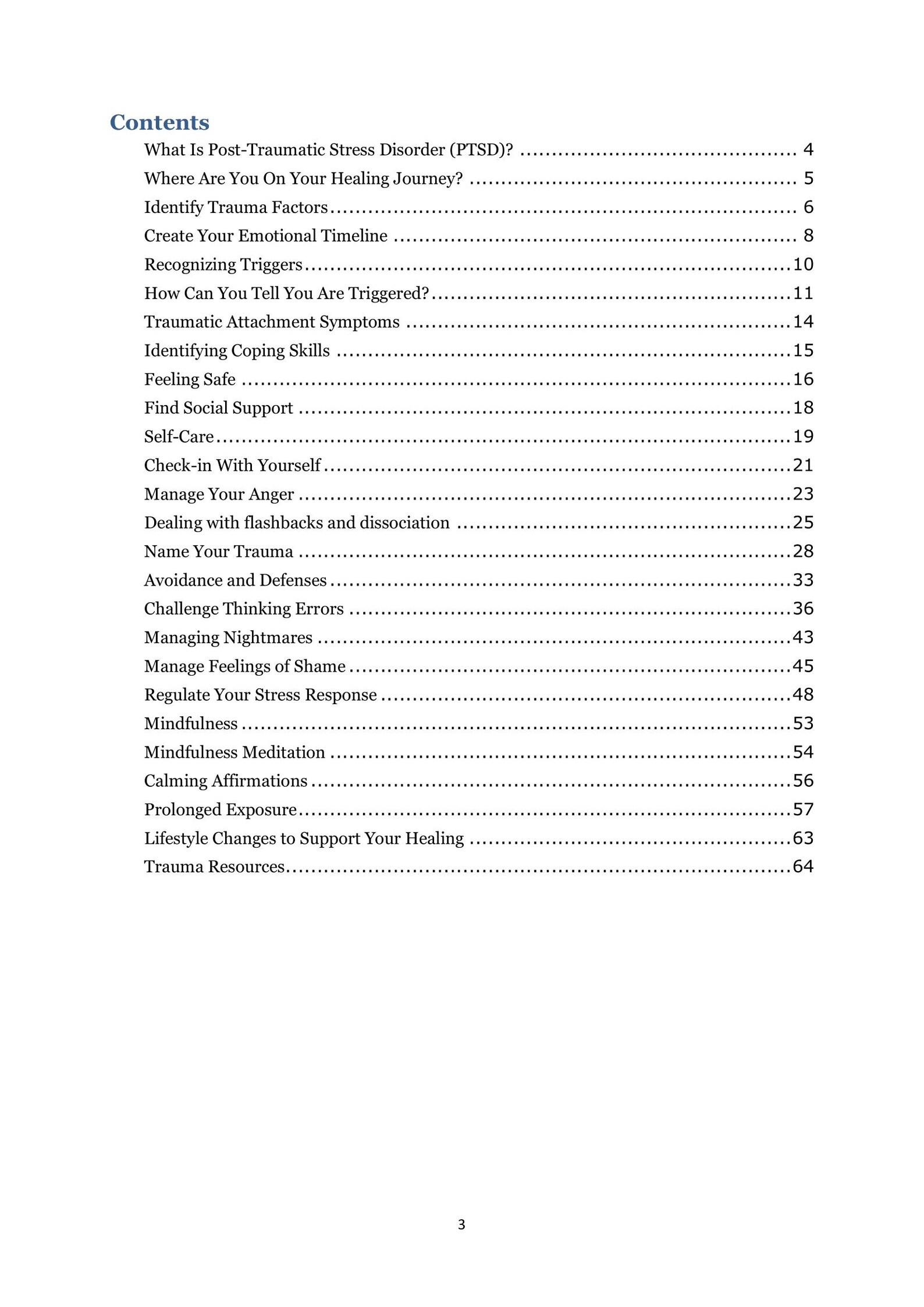 Healing Trauma Worksheets | Reparenting, Self-soothing | Printable ...