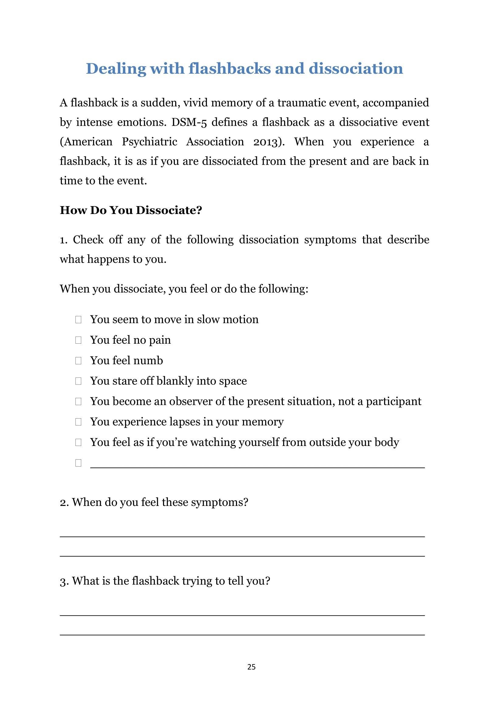 Healing Trauma Worksheets | Reparenting, Self-soothing | Printable ...
