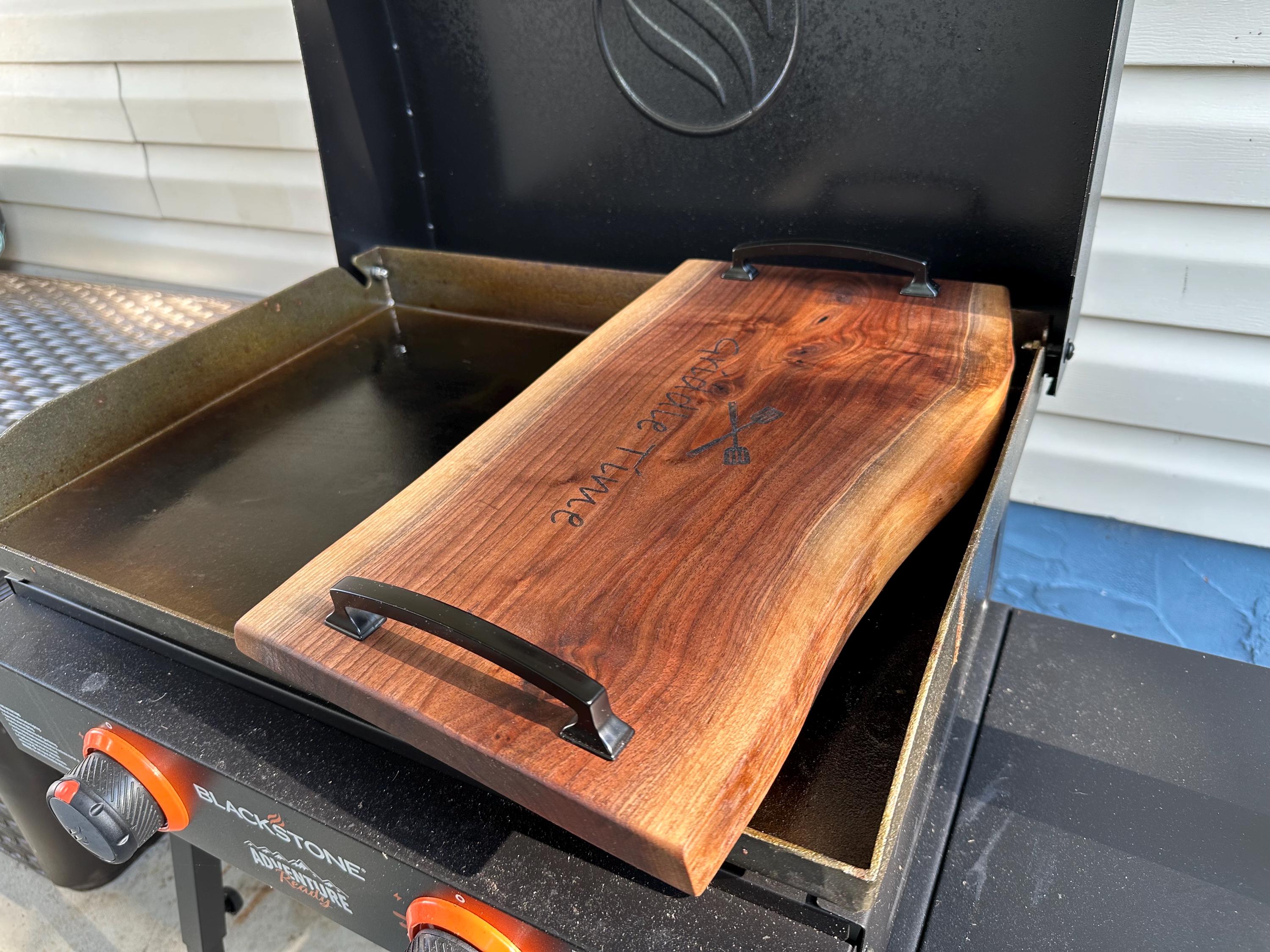 Handmade Walnut Griddle Board With Handles - Etsy