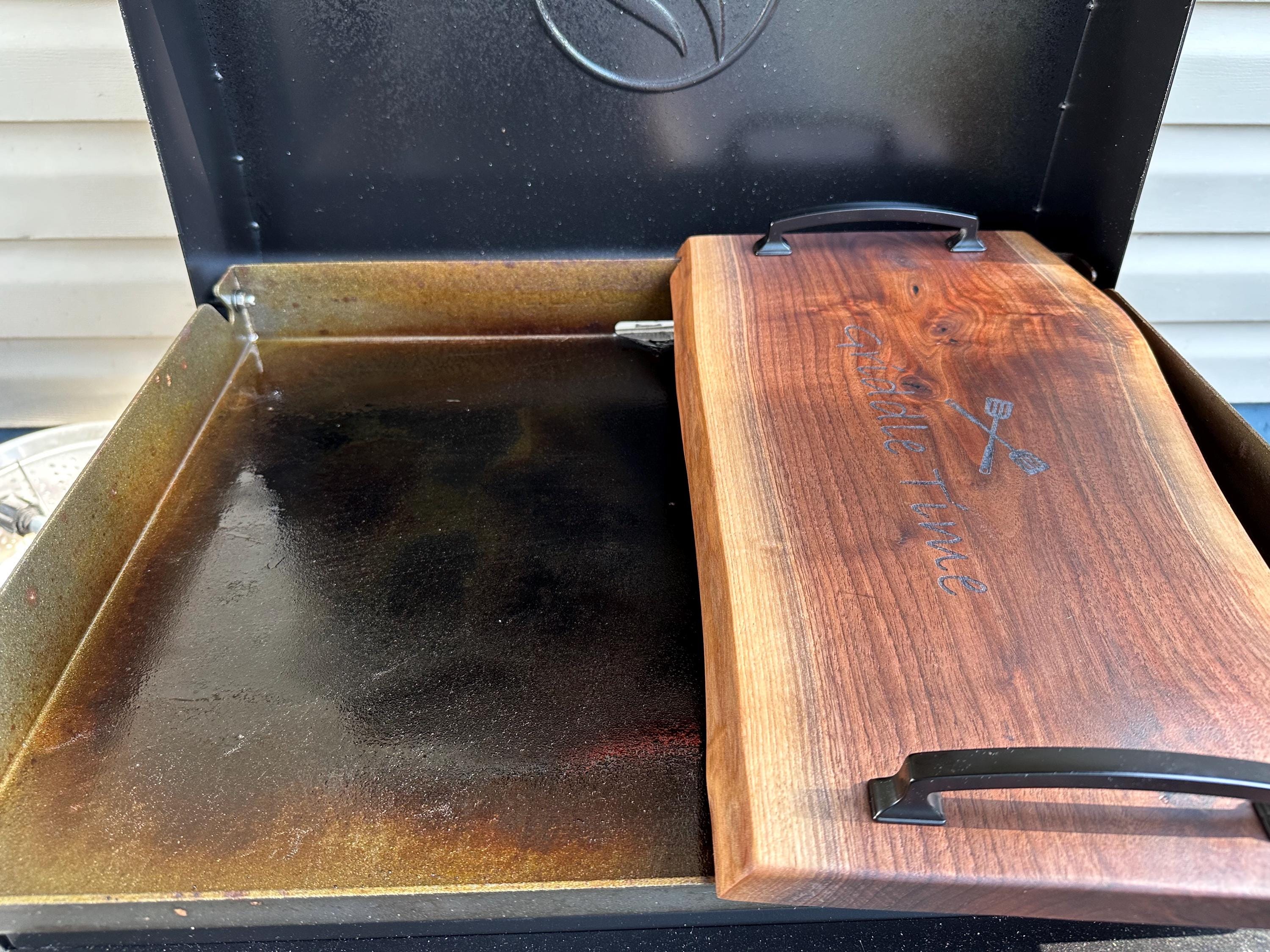 Handmade Walnut Griddle Board With Handles - Etsy