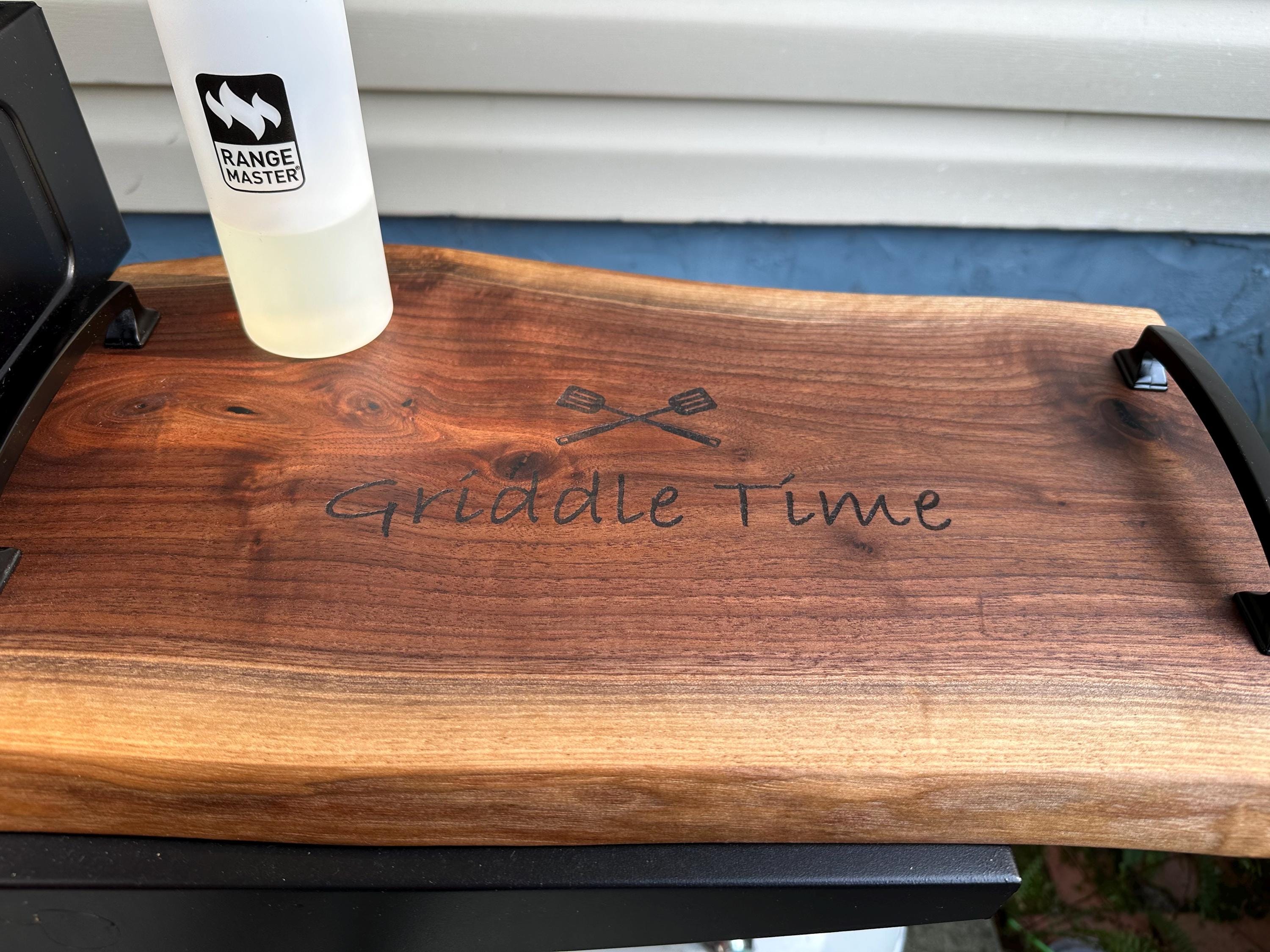 Handmade Walnut Griddle Board With Handles - Etsy