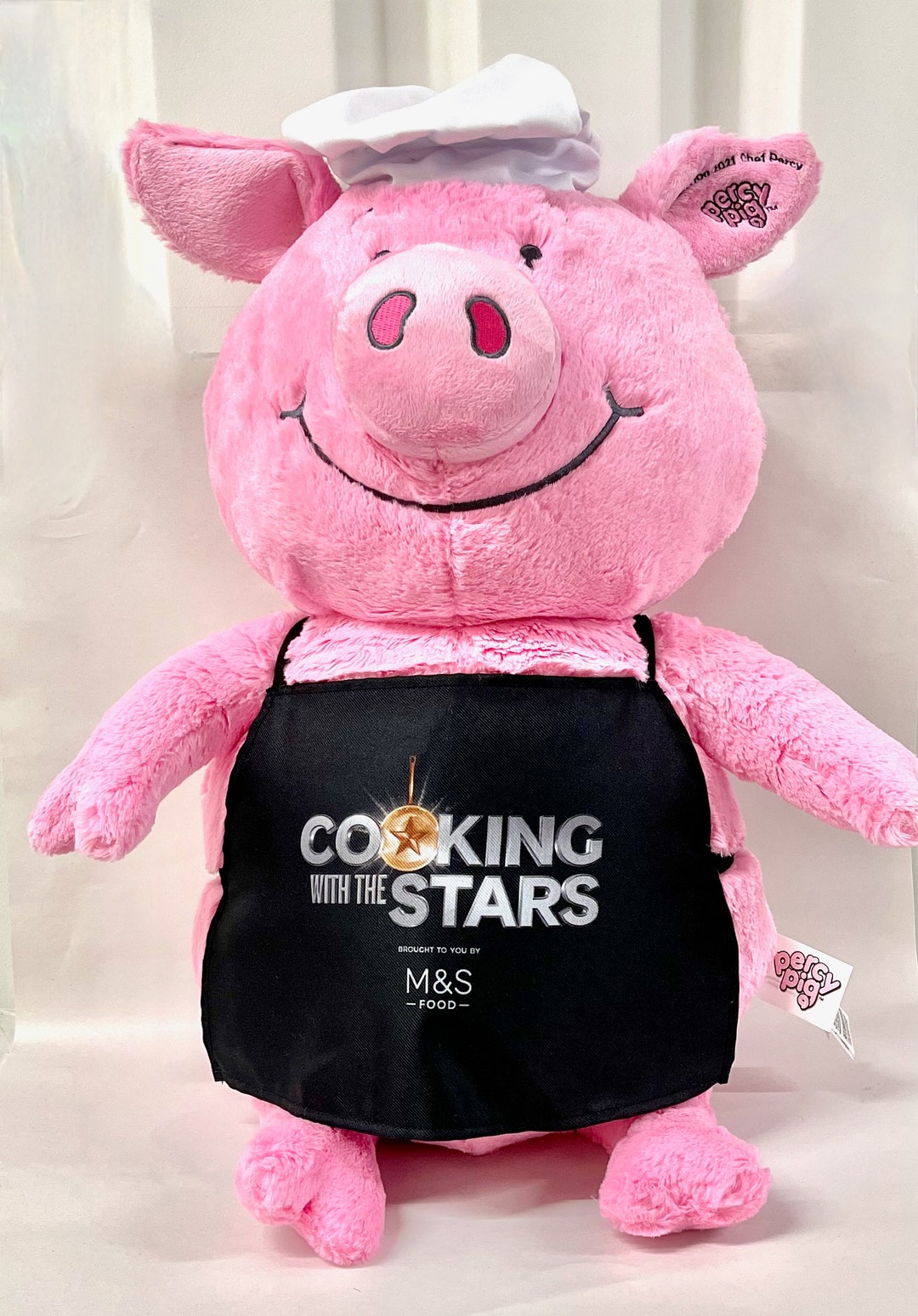 Percy Pig *cook With the Stars* Soft Toy - Etsy UK