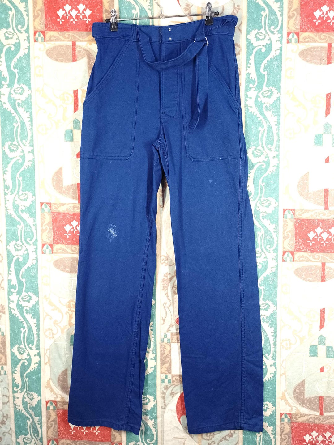 Old Work Pants With Belt Mount Carmel - Etsy