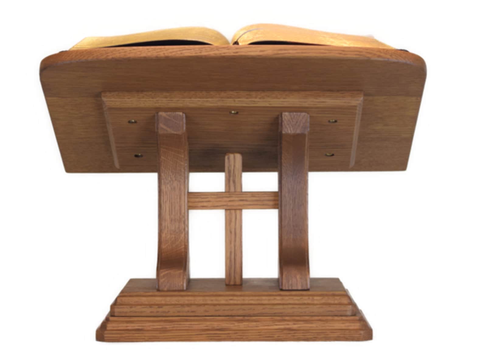 Quarter Sawn White Oak Bible Stand Medium Fruitwood Finish - Etsy