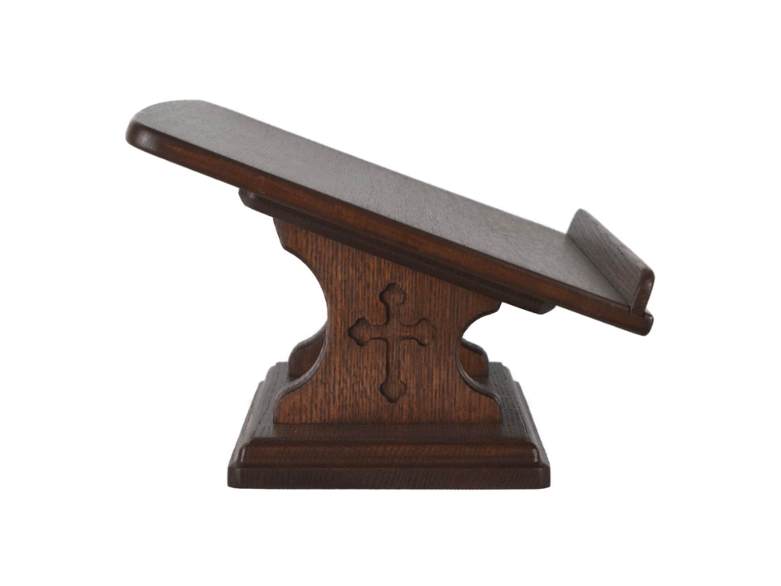 Large Quartersawn Red Oak Bible Stand - Dark Hickory Finish - Etsy