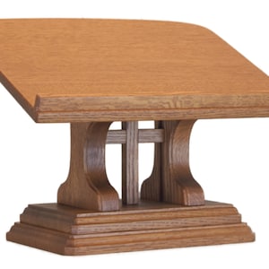 Quarter Sawn White Oak Bible Stand Medium Fruitwood Finish - Etsy