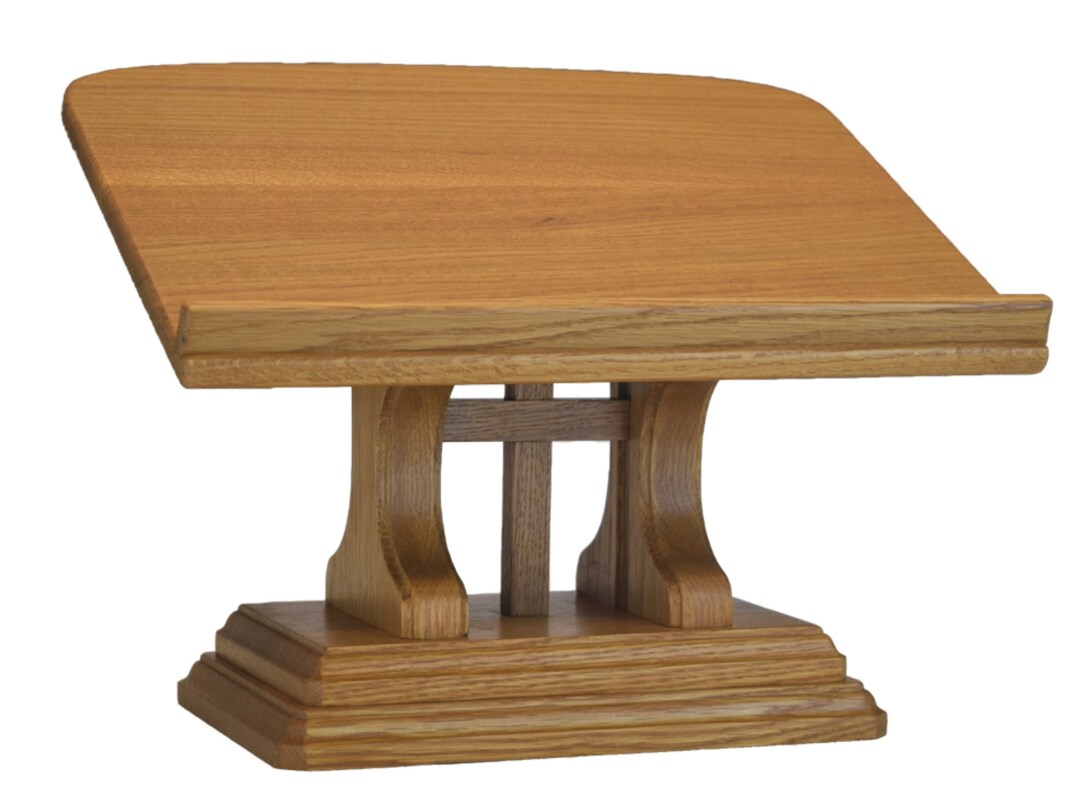 Quartersawn White Oak Bible Stand Light Golden Oak Finish - Etsy