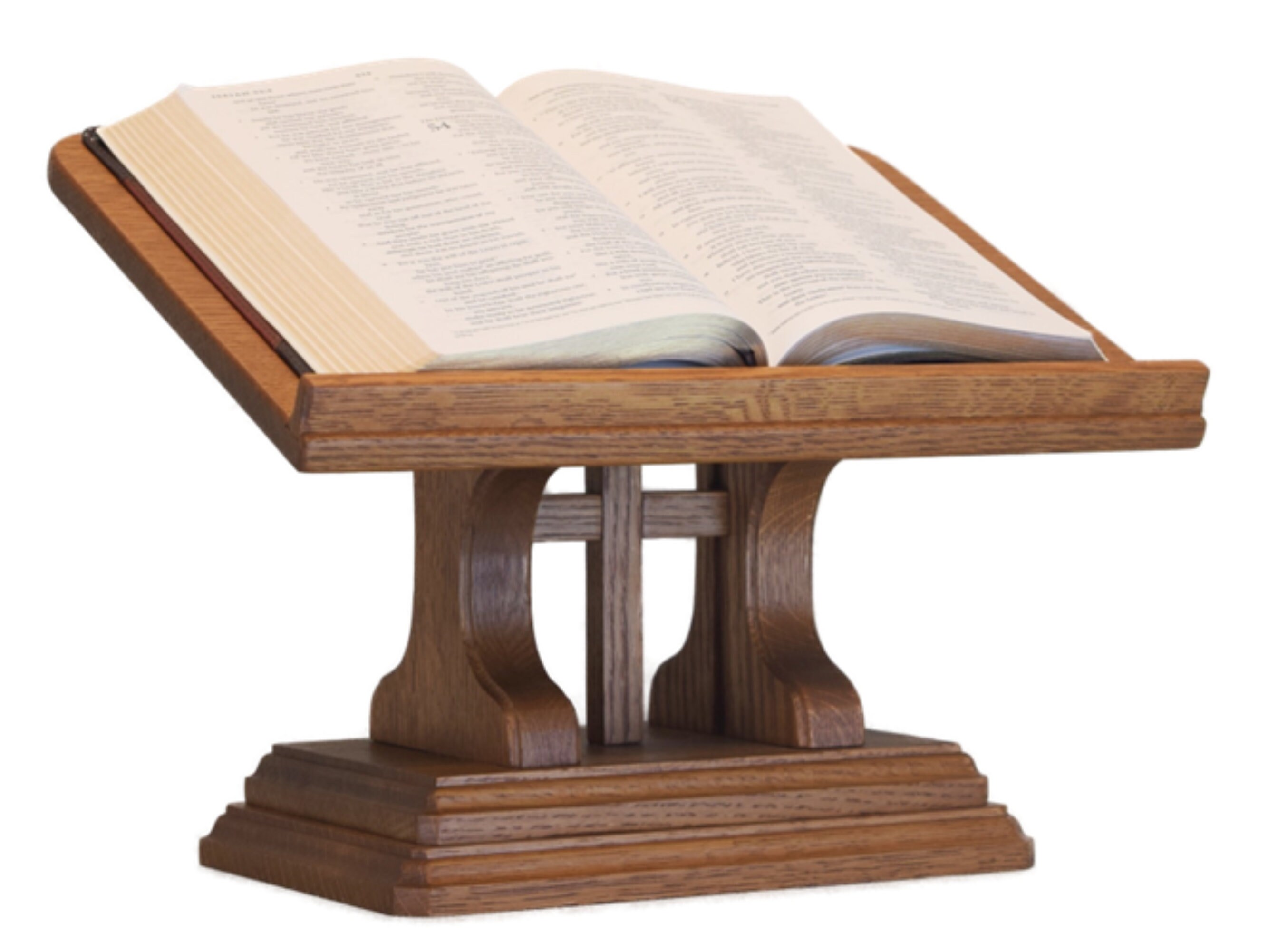 Quarter Sawn White Oak Bible Stand Medium Fruitwood Finish - Etsy