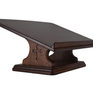 Extra Large Bible Stand - Dark Hickory Finish - Etsy