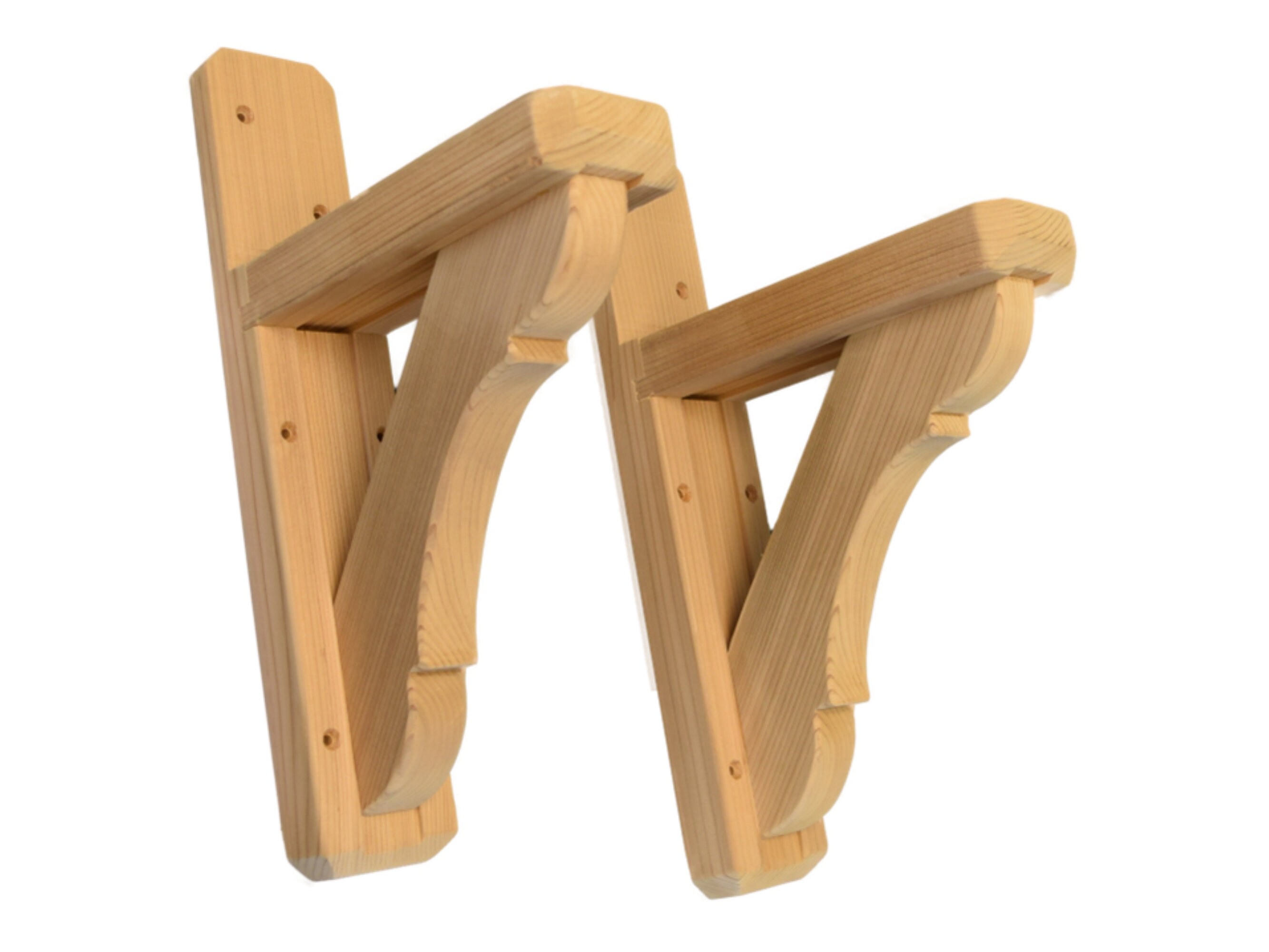 Decorative Cedar Window Box Mounting Brackets - Etsy