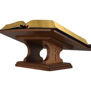 Extra Large Bible Stand - Dark Hickory Finish - Etsy