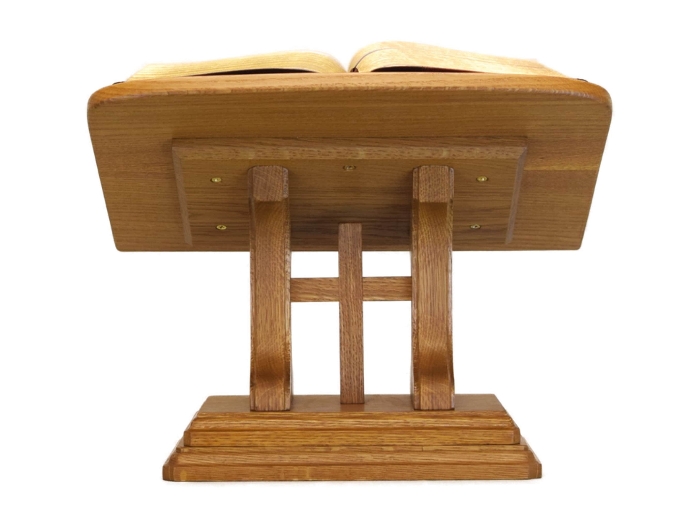 Quartersawn White Oak Bible Stand Light Golden Oak Finish - Etsy