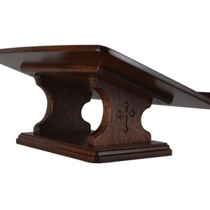 Extra Large Bible Stand - Dark Hickory Finish - Etsy