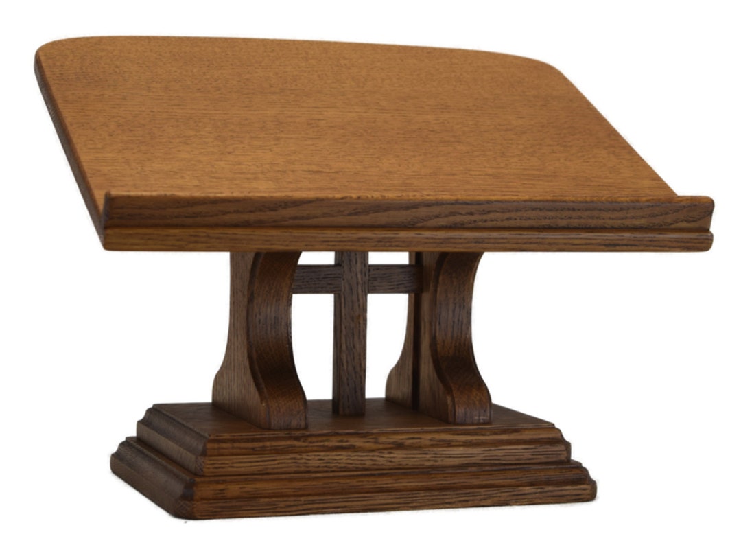 Quartersawn Oak Bible Stand - Medium Early American Finish - Etsy