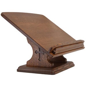 Large Bible Stand With Higher Viewing Angle - Medium Early American ...