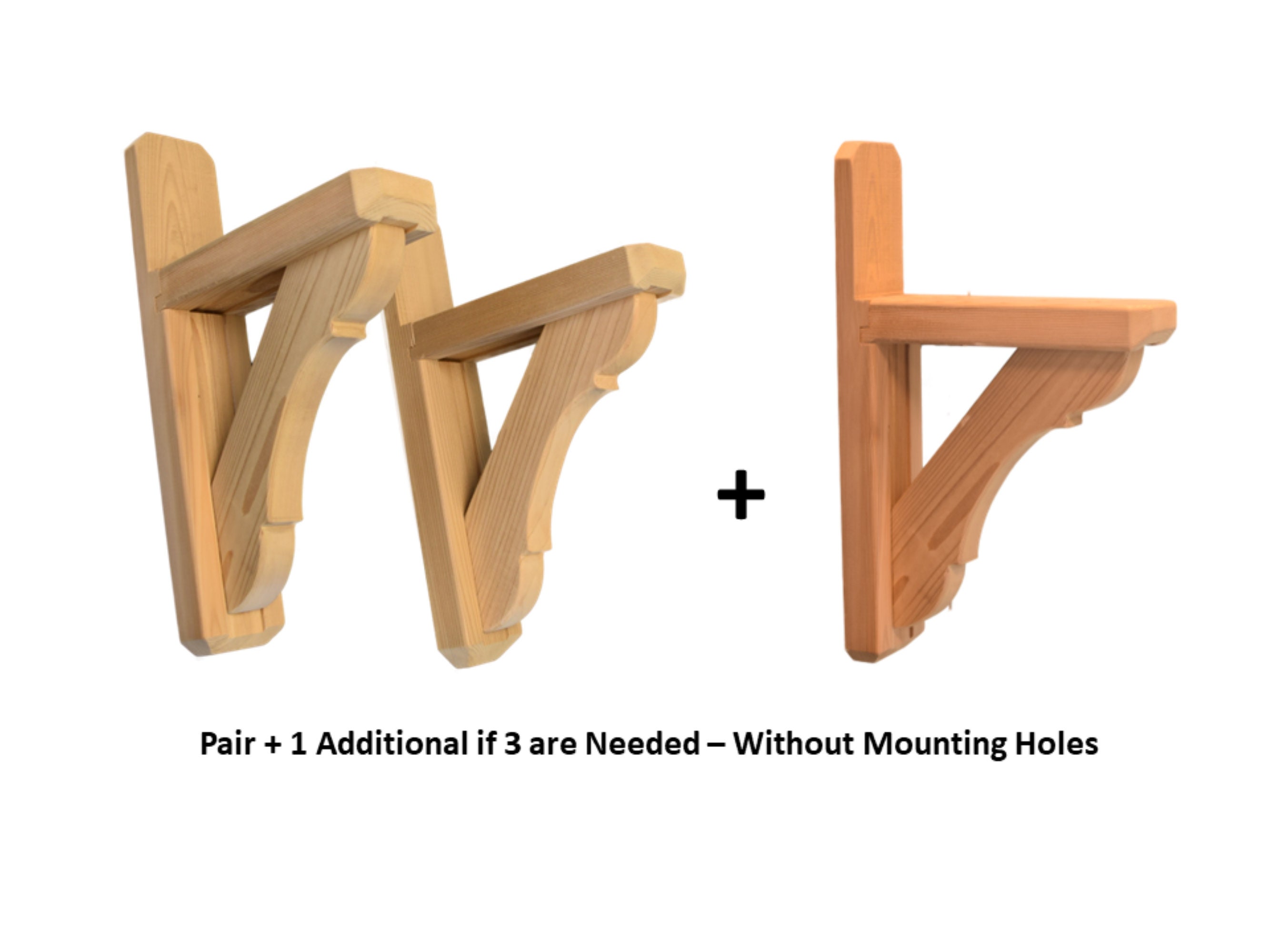 Decorative Cedar Window Box Mounting Brackets - Etsy