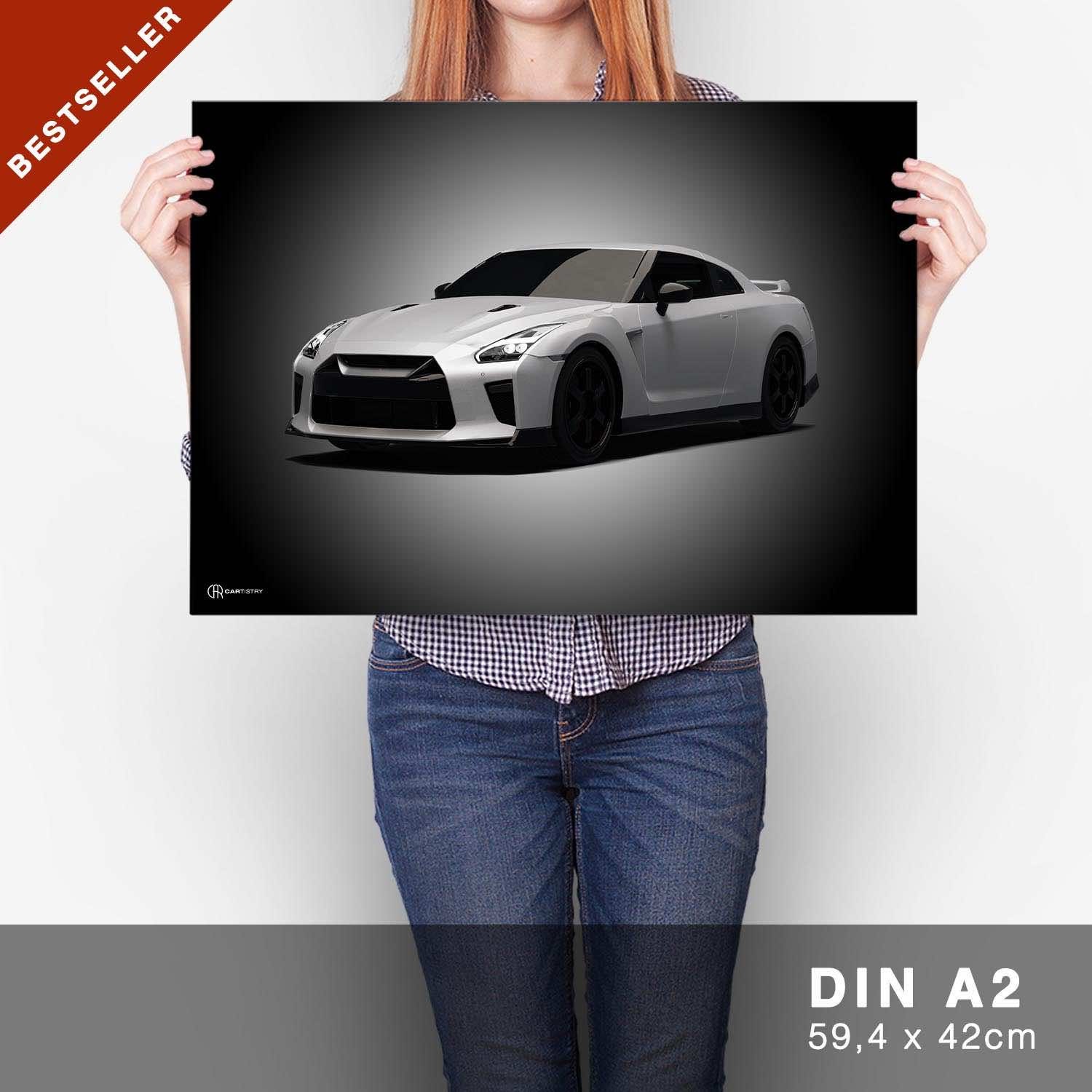 GTR R35 Skyline Poster JDM Poster Sports Car Poster Car Poster Gift Man ...