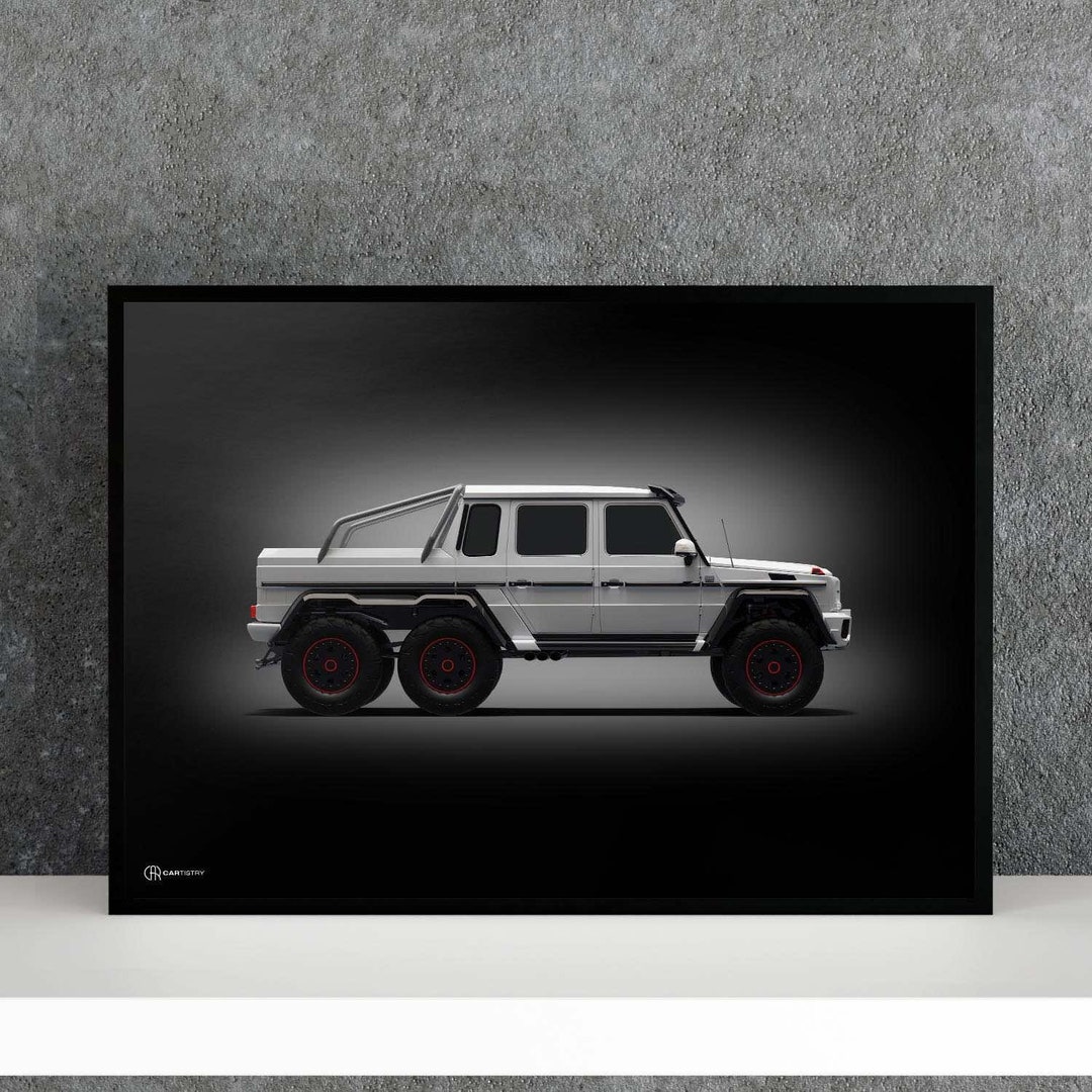 G63 6x6 AMG Poster G-class Poster AMG Poster Car Poster Art Print Gift ...