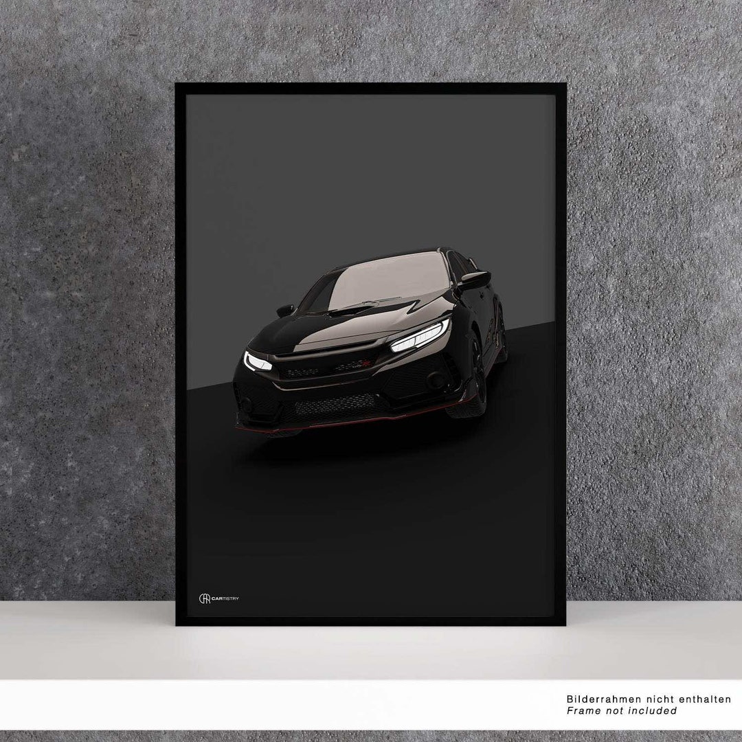 Civic R Poster JDM Poster Fast and Furious Poster Sports Car Poster Car ...