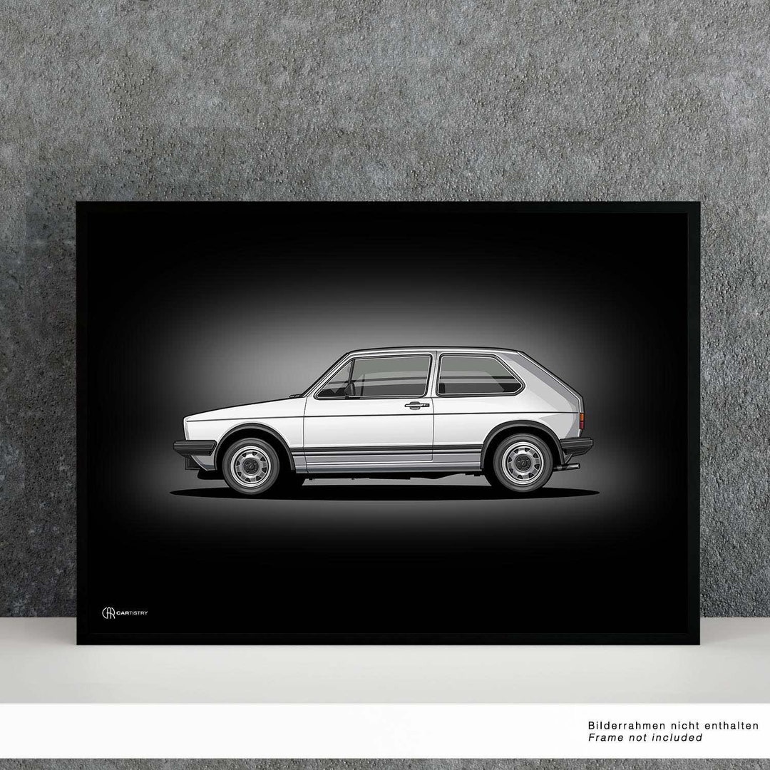 Golf GTI MK1 Poster Golf 1 Poster GTI Poster Sports Car - Etsy