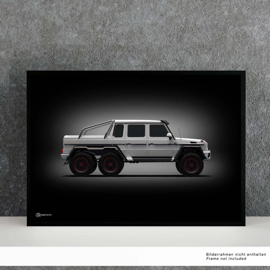G63 6x6 AMG Poster G-class Poster AMG Poster Car Poster Art Print Gift ...