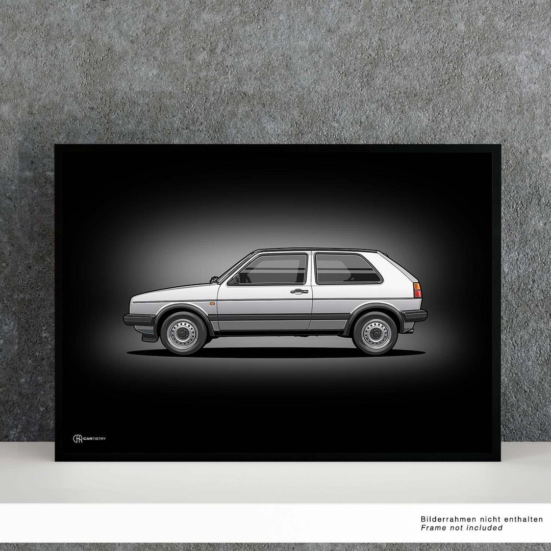 Golf GTI MK2 Poster Golf 2 Poster GTI Poster Sports Car - Etsy