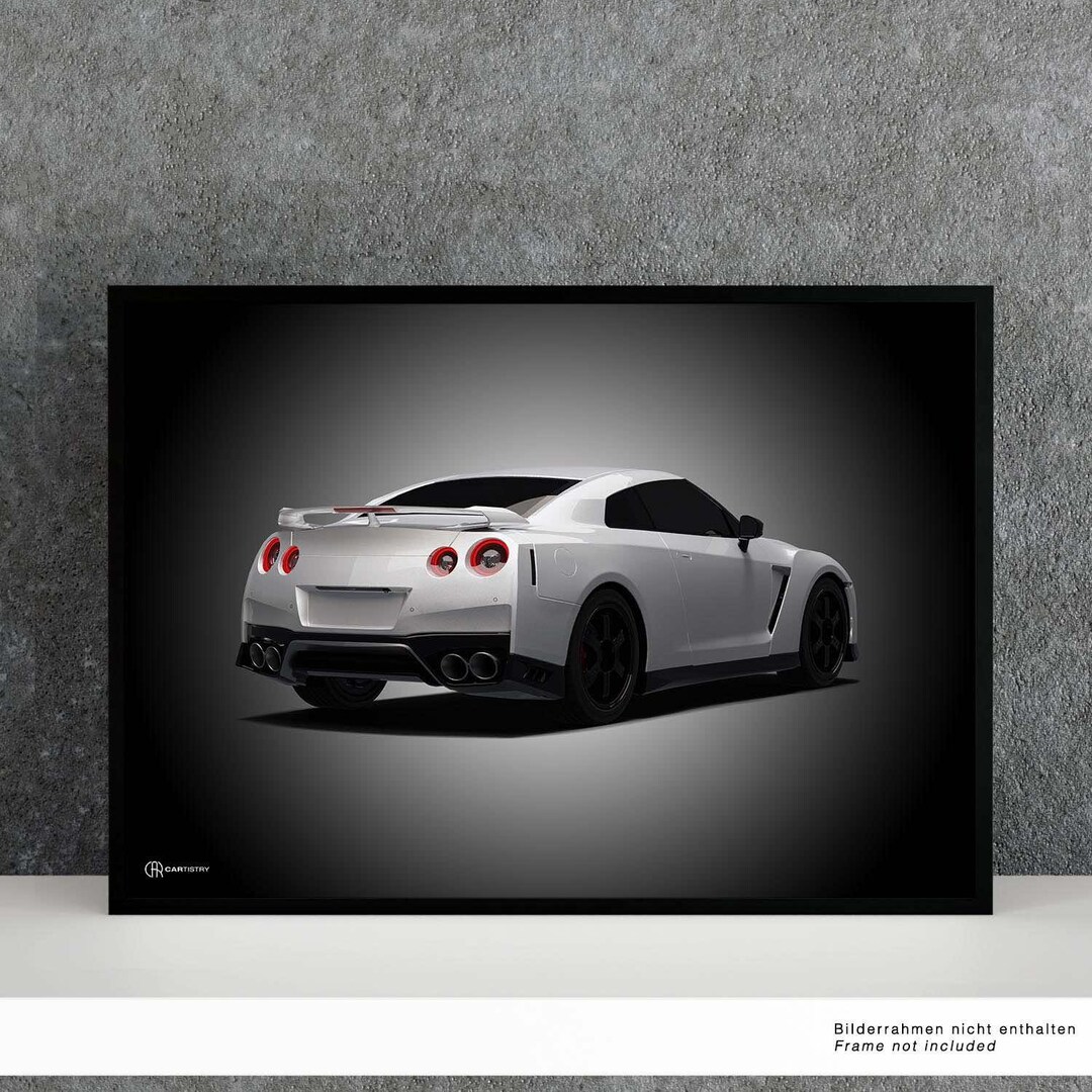 GTR R35 Skyline Poster JDM Poster Sports Car Poster Car Poster Gift Man ...