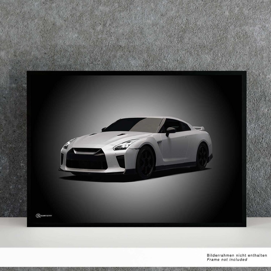 GTR R35 Skyline Poster JDM Poster Sports Car Poster Car Poster Gift Man ...