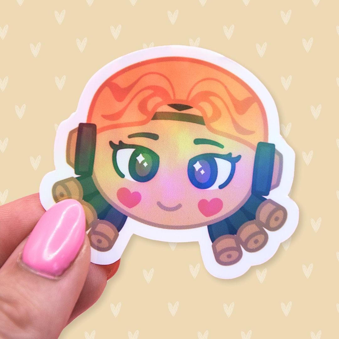 Raze Holographic Sticker | Cute | Kawaii | Chibi | Gift | Valorant ...