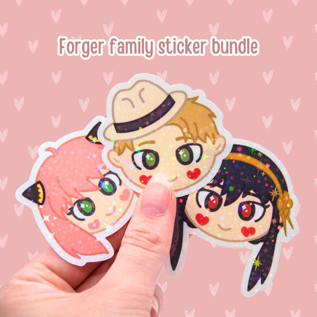 Forger Family Sticker Bundle | Cute | Kawaii | Chibi | Gift | Sxf ...