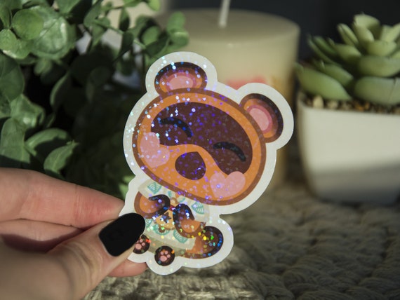 Tom Nook Holographic Sticker Animal Crossing ACNH New - Etsy