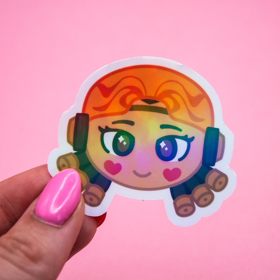 Valorant Raze Holographic Sticker Cute Kawaii Chibi Gift Riot Games Fan ...