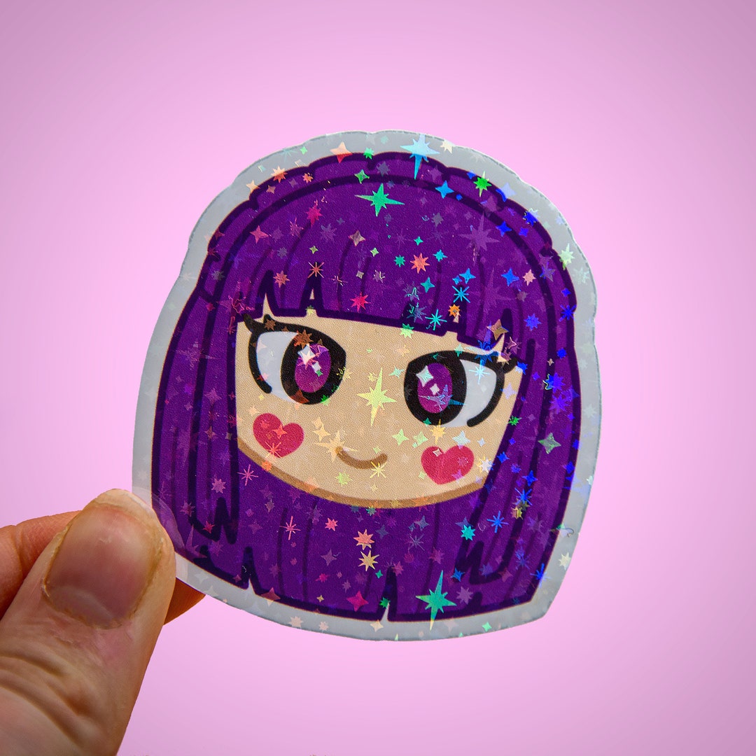 Fern Holographic Sticker Cute Kawaii Chibi Gift Anime Frieren Beyond ...